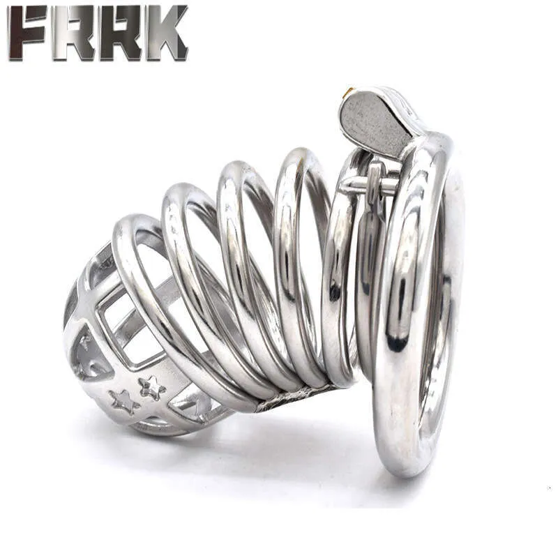 Stainless Steel Male Ball Cage Lock FRRK 68E Rooster Cage Birdcage For ...