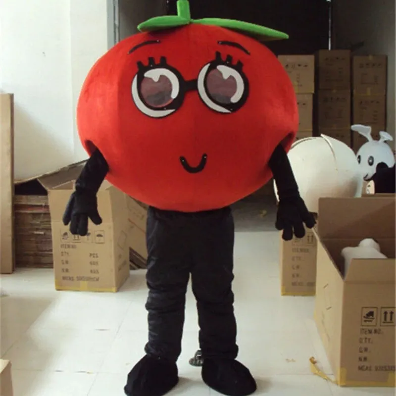 Red Tomato Mascot Costume - Adult Size, Perfect for Halloween & Parties ...