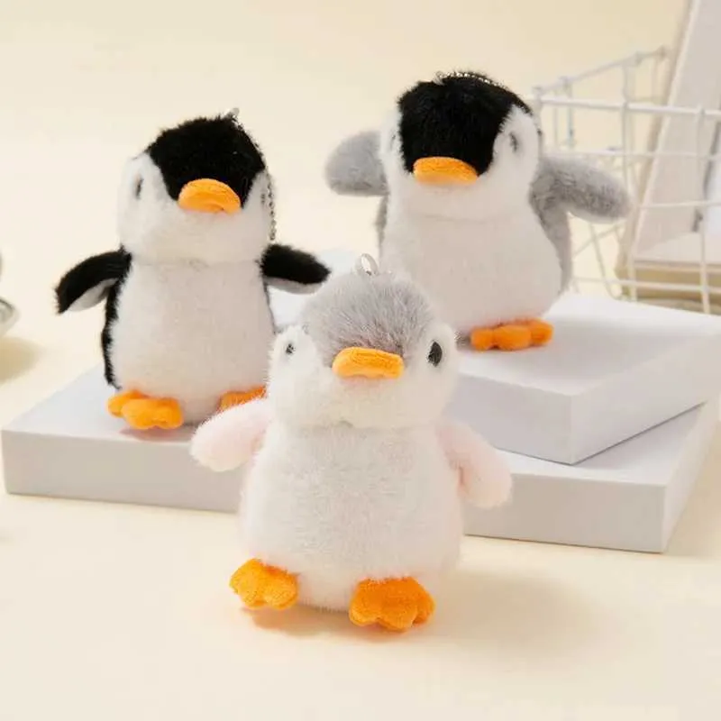 Plush Penguin Keychain - Soft Stuffed Toy Bag Charm Pendant for Girls ...