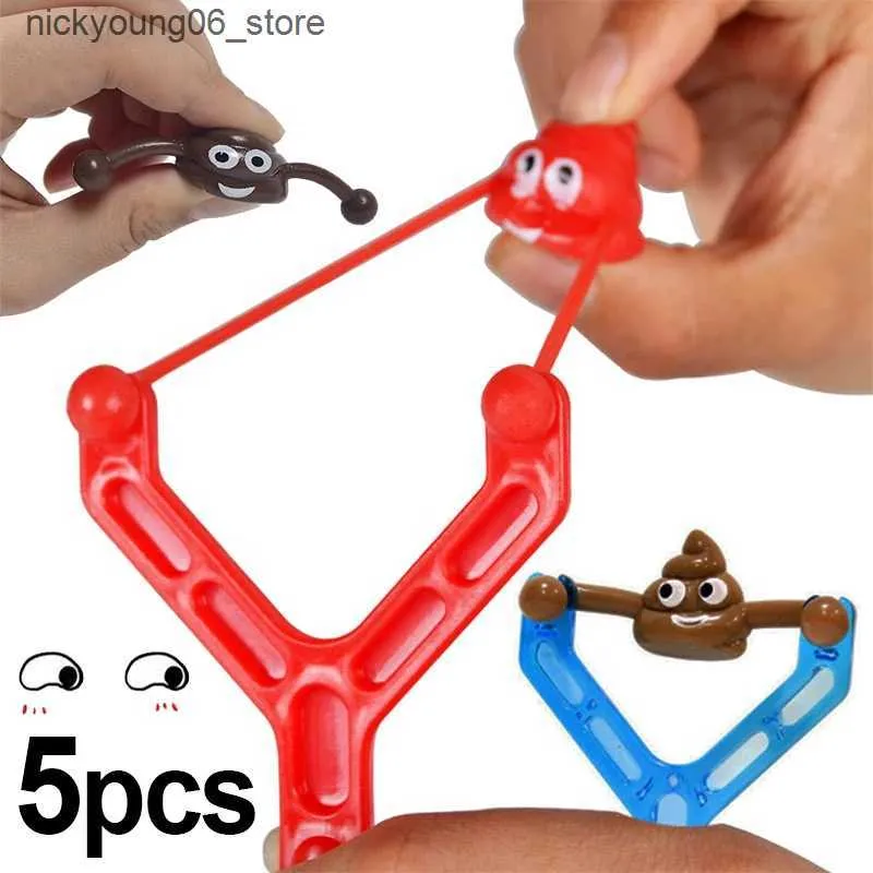 Funny Pounding Toys: Poop Emoji Toy Slingshot for Stress Relief ...