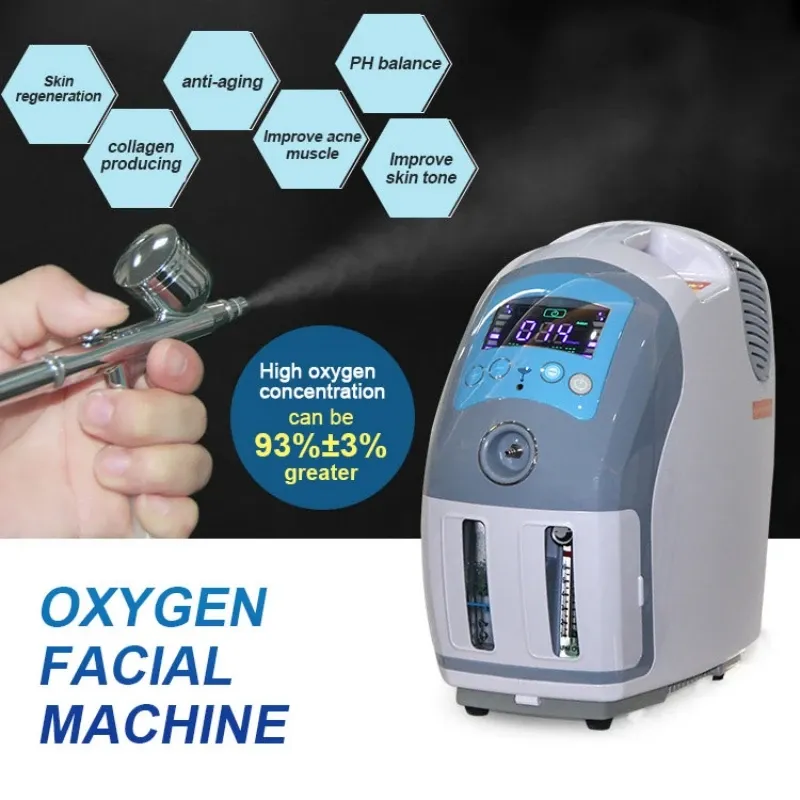 7-Color LED Light Oxygen Facial Dome: Hyperbaric Spray & Oxygen ...