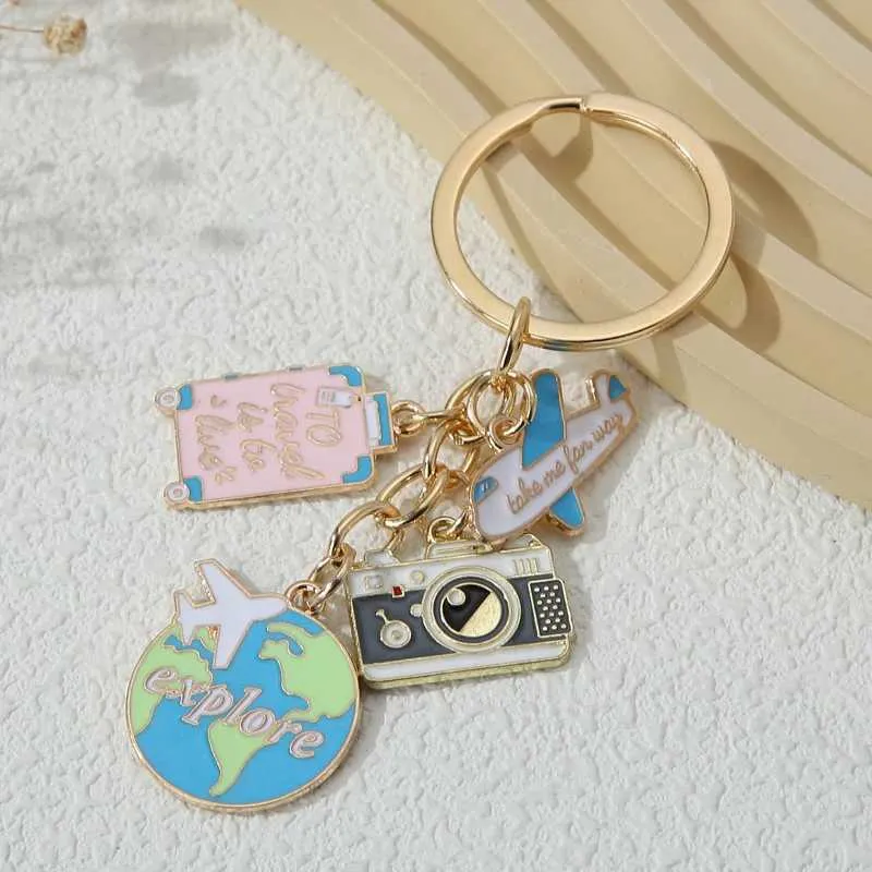 Cute Cartoon Enamel Keychains & Lanyards - Girly Keychain Necklaces ...