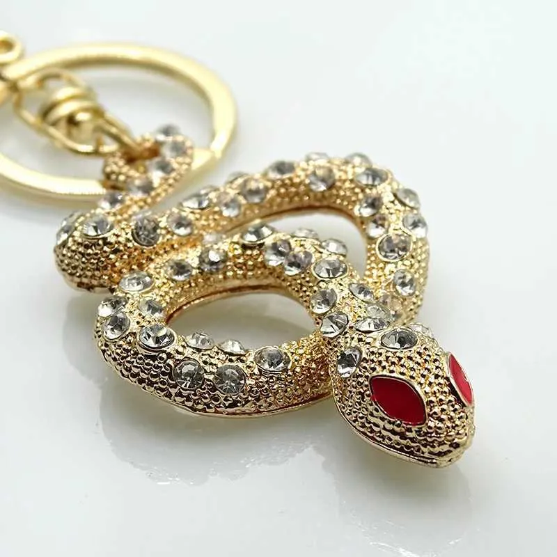 Cute Snake Keychain for Women - Premium Bag Pendant & Car Key Accessory ...