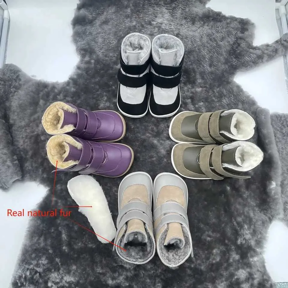 Premium Leather Infant Winter Booties: Fur Lined, Warm & Comfy! Shop ...