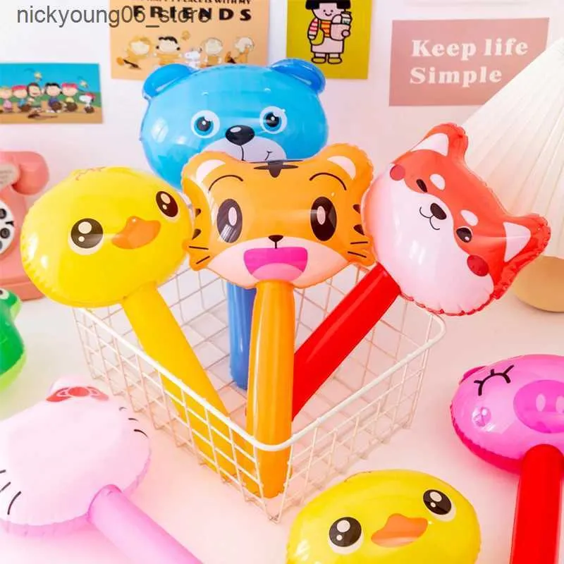 Cute Animal Inflatable Toy Hammers 10-Pc Set - Fun Summer Beach & Pool ...
