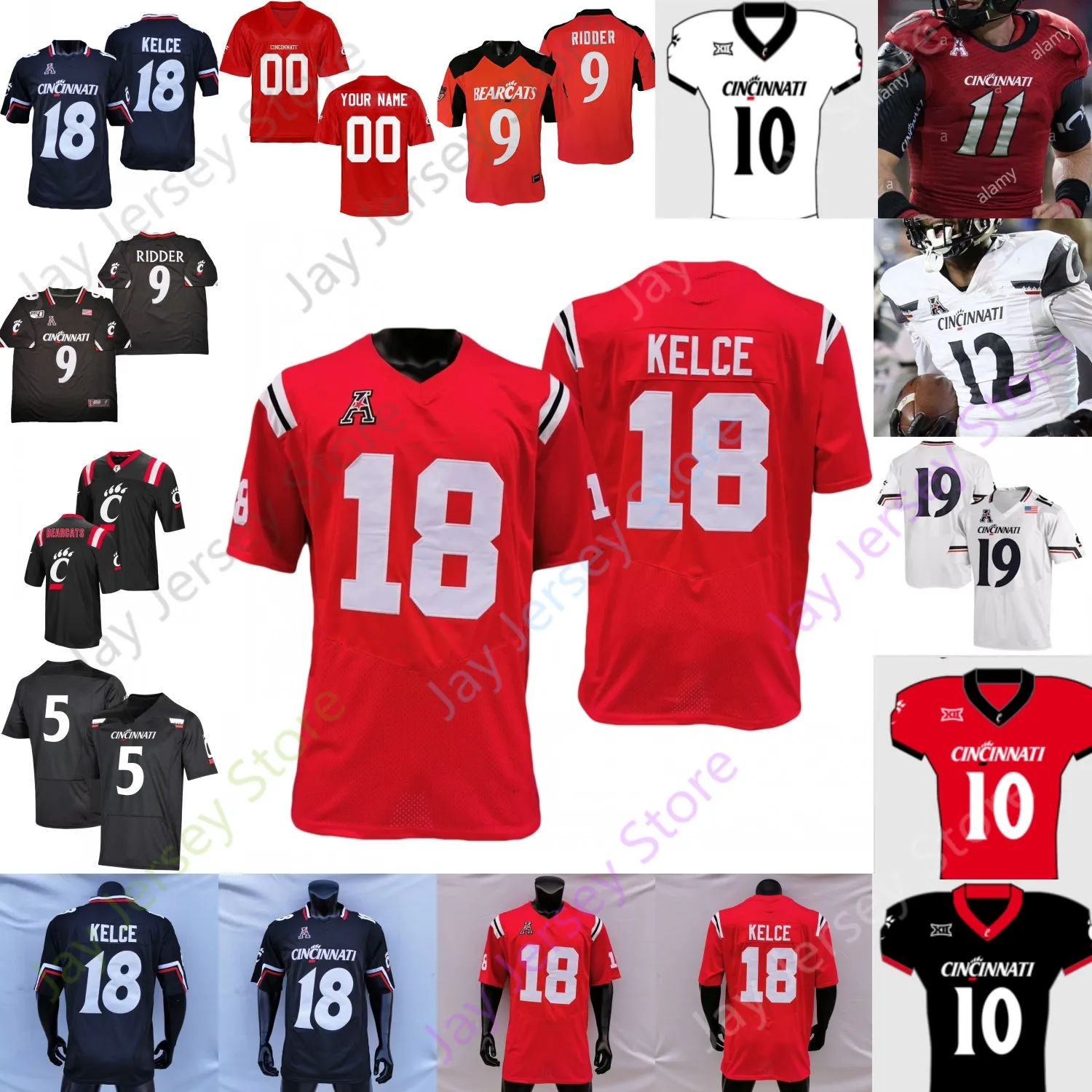 NCAA College Wales Football Kit Featuring Travis Kelce, Brendan Sorsby ...