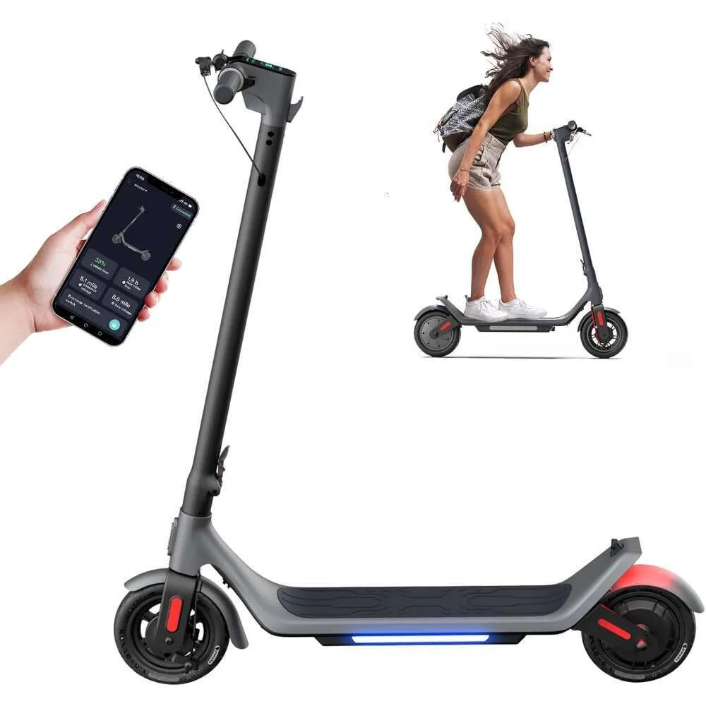 Foldable Electric Scooter: Long Range, 9 Tires, Digital Display - Shop ...