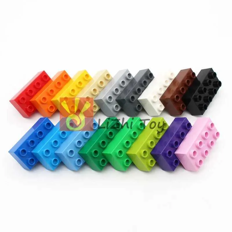 Big Size Bristle Blocks Stackadoos Set With Slope, Windows, Door, Car ...