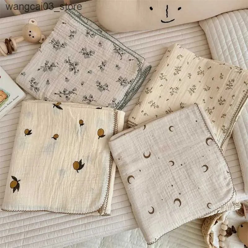 Soft Cotton Muslin Swaddle Blankets - Lightweight Summer Baby Receiving ...