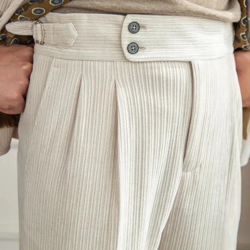 Premium Corduroy Trousers: High Waisted, Italian Style - Shop Now! from ...