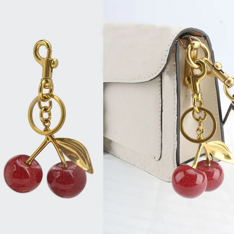 Hj086 Luxury Cherry Keychains Designer Key Rings... From Hj05, $6.23 ...