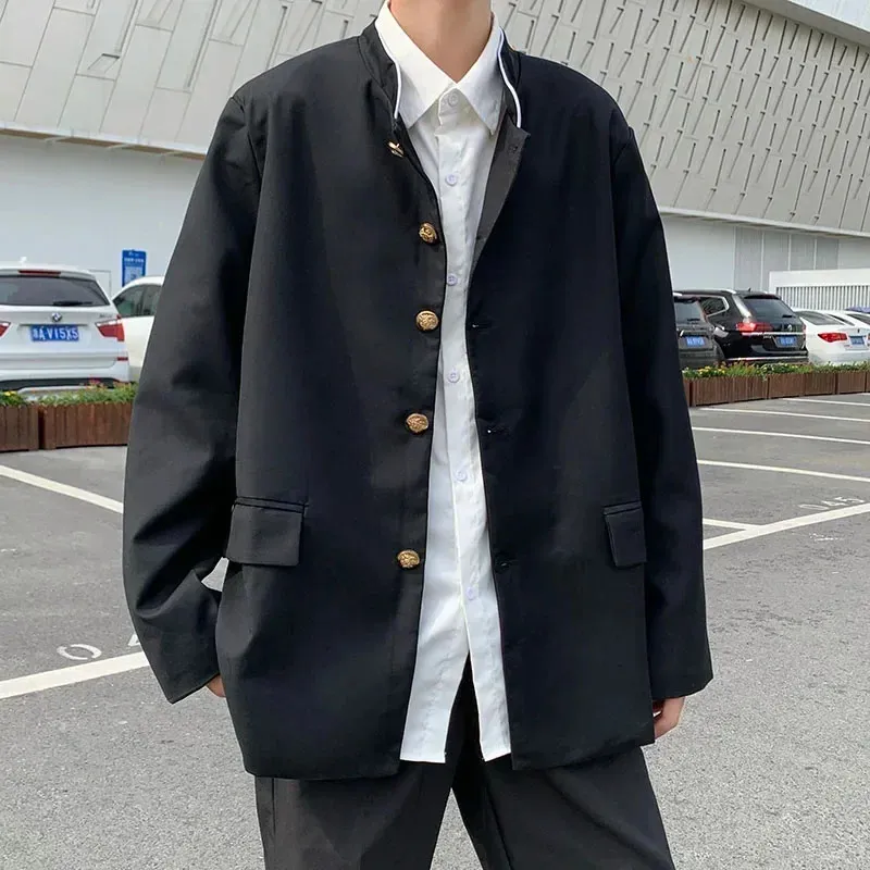 Japanese Varsity Jacket: Mens Casual Spring Jacket Small Suit Style ...
