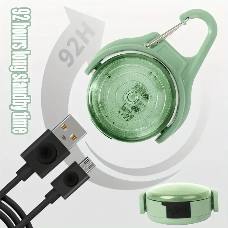 USB Rechargeable Waterproof Light Up Dog Collar Tag - High Visibility ...