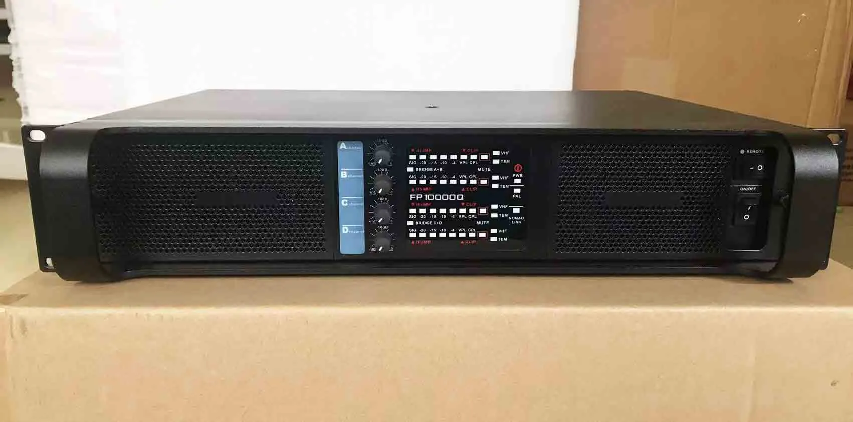 FP10000Q 4-Channel Professional Power Amplifier - 1350W/8Ohms SMPS Line ...