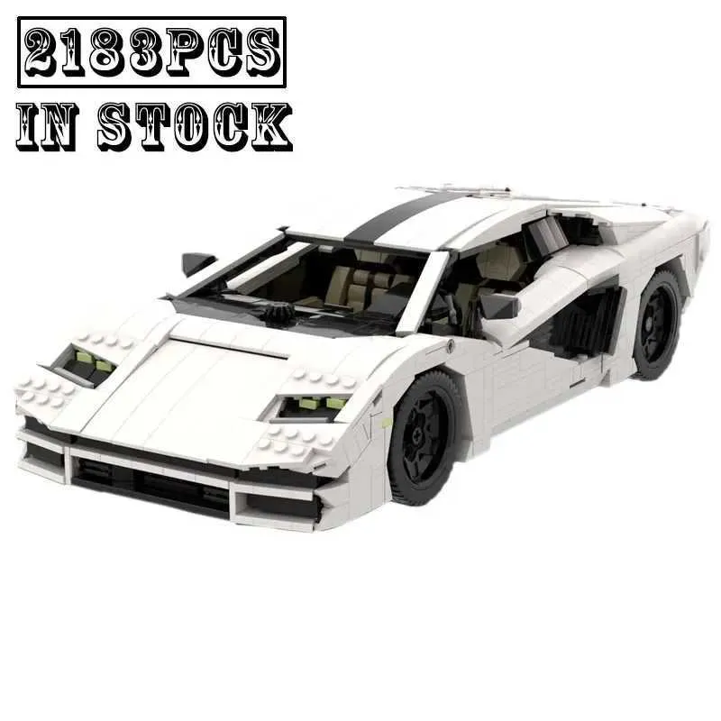 Countach LPI 800 4 Supercar Model Compatible With MOC 143575 White ...