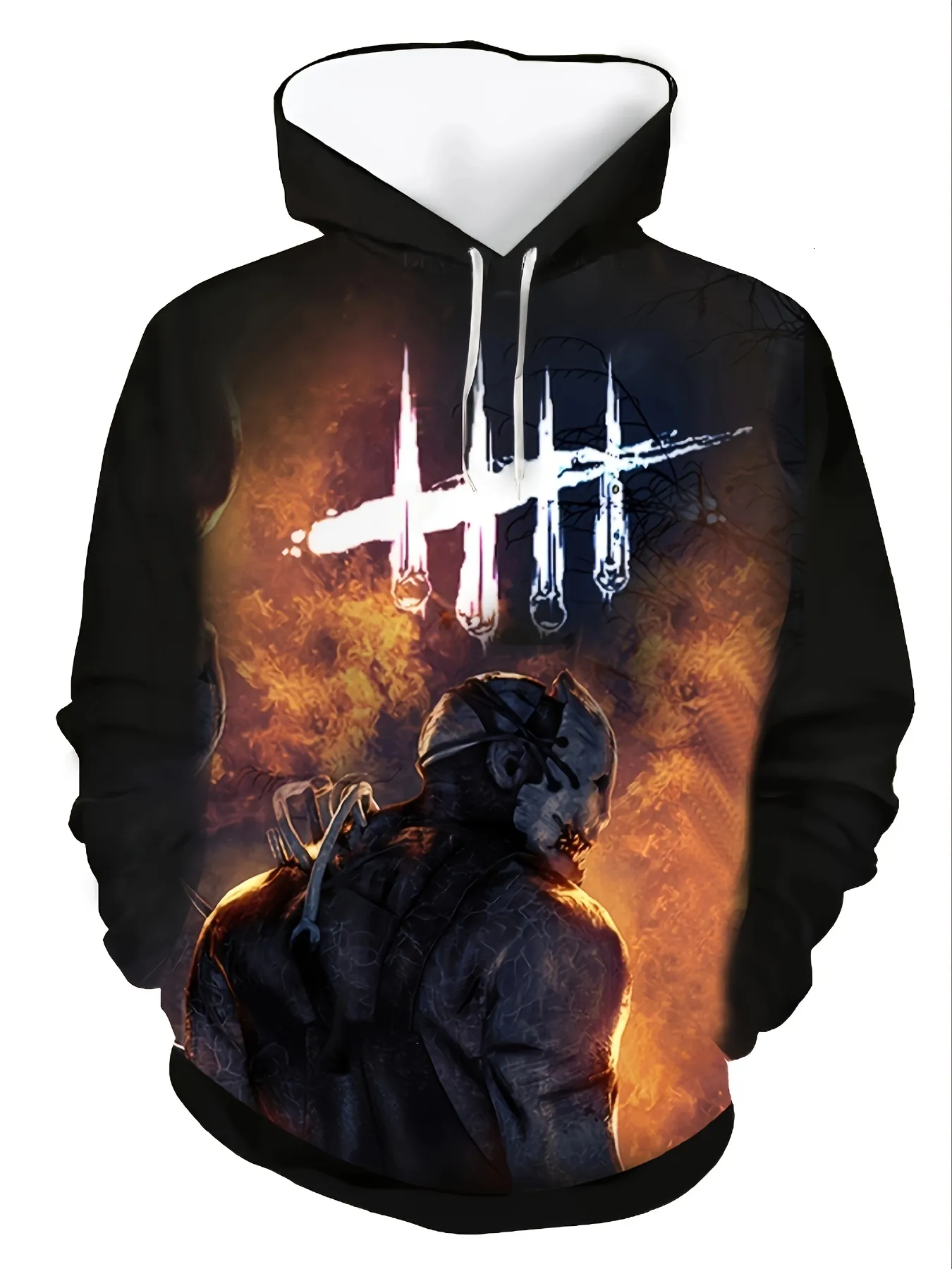 3D Print Hoodie, Skeleton Hooded Sweatshirt For Men Designer Pullover ...