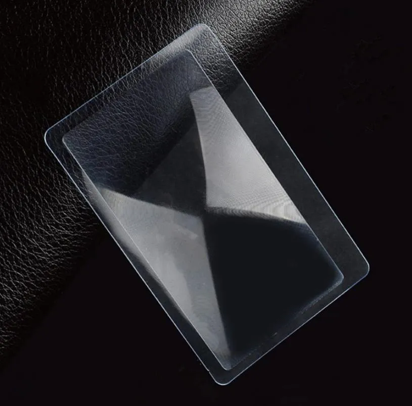 Portable Credit Card Magnifying Glass - 85x55mm Plastic Lens for ...