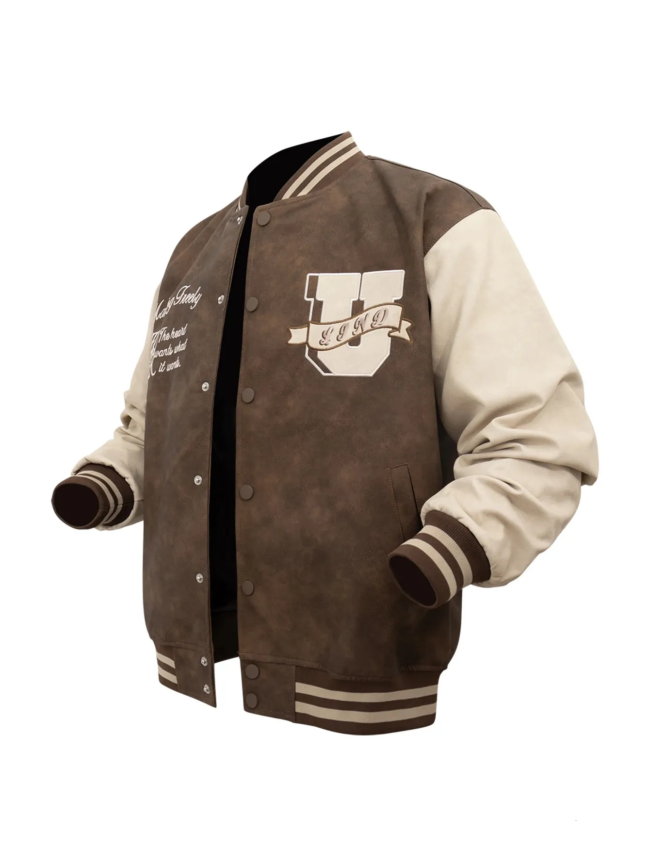 Retro Varsity Leather Baseball Jacket - Premium Quality, Shop Now! Best ...