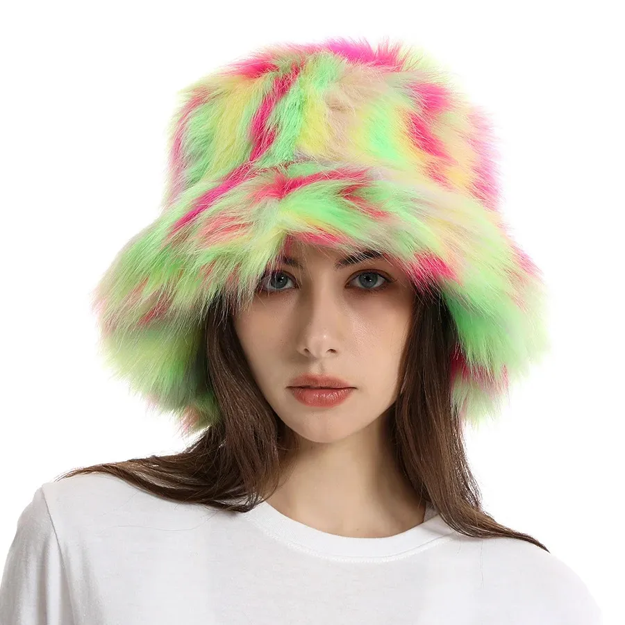 Premium Fur Panama Bucket Hat: Thick, Soft & Warm - Shop Now! Best ...