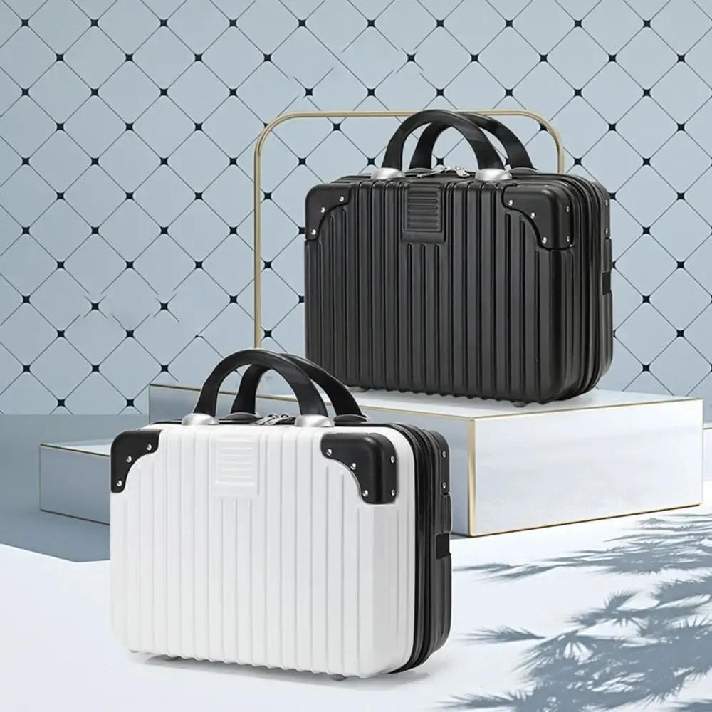 Mini Travel Case: 14-Inch Portable Handbag Organizer with Password Lock ...