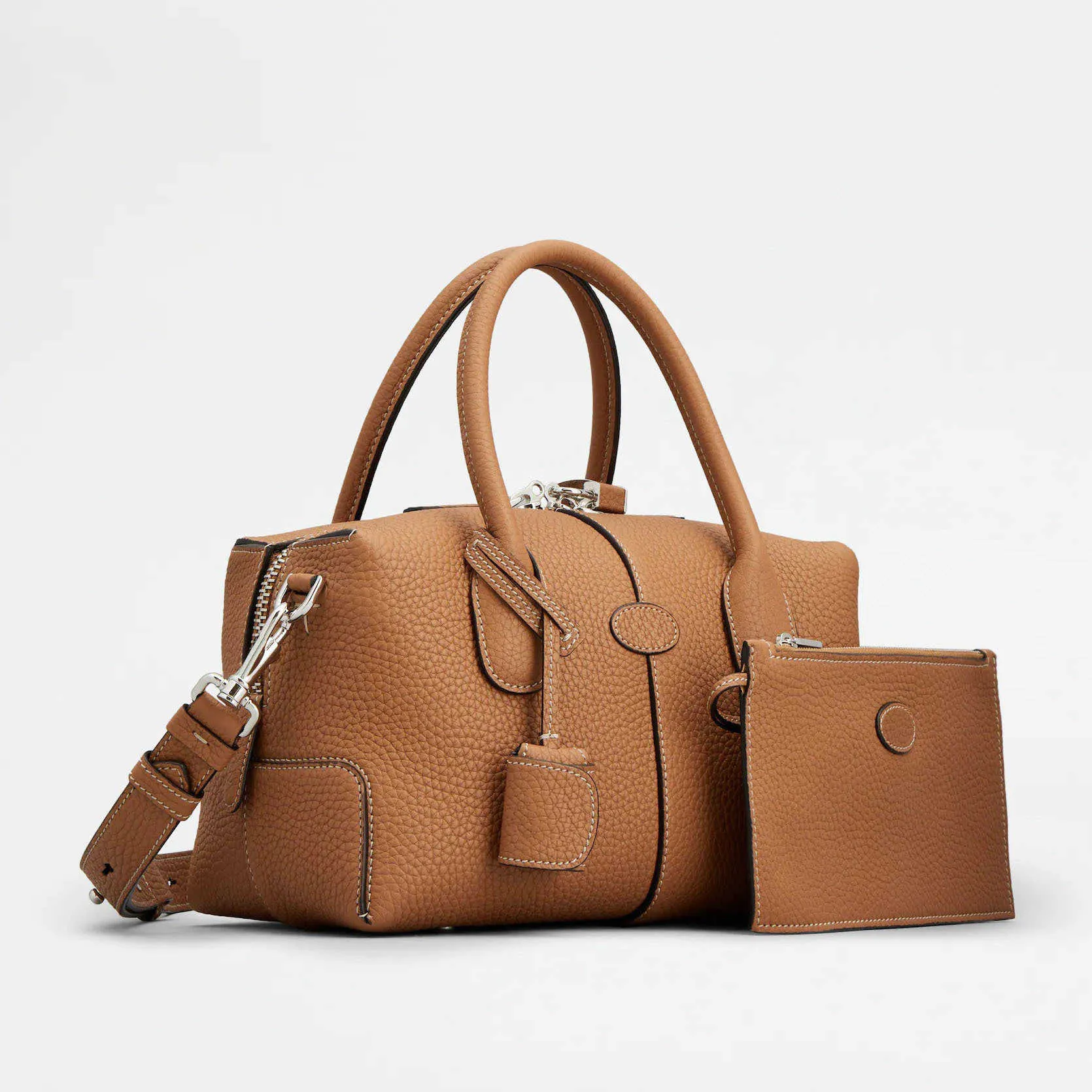 Premium Quality Leather Boston Bag: Large Capacity, Timeless Style ...