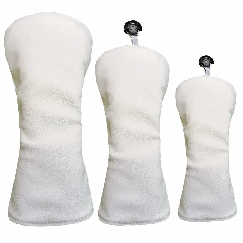Premium PU Leather Golf Club Head Covers: Driver, Fairway Wood ...