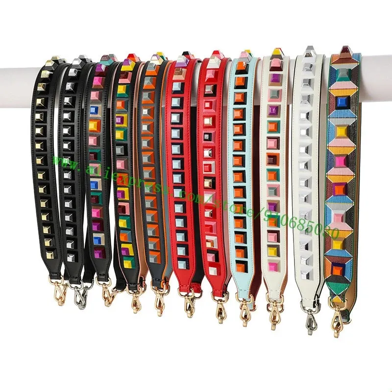 Premium Studded Calfskin Purse Strap Replacement - Stylish Handbag ...