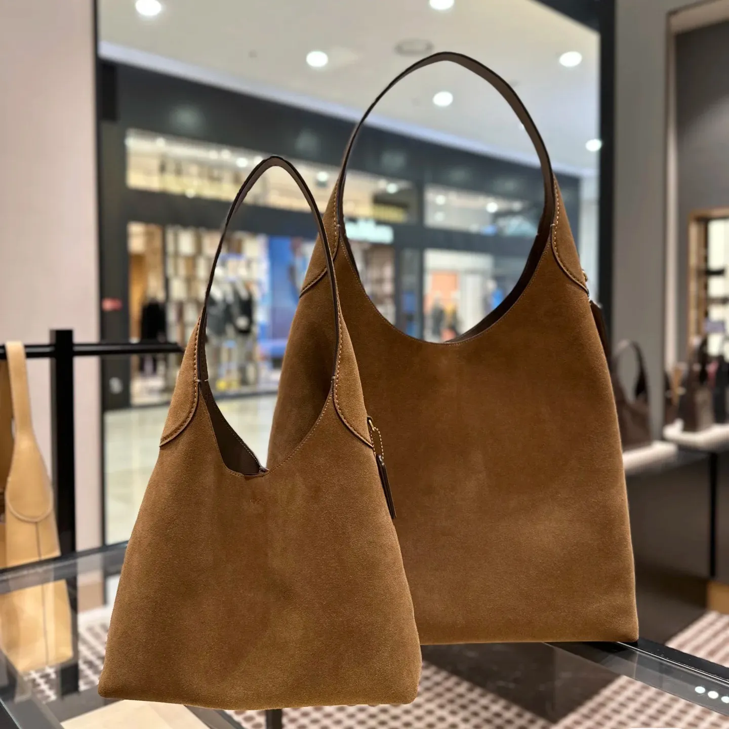 Designer leather bags store