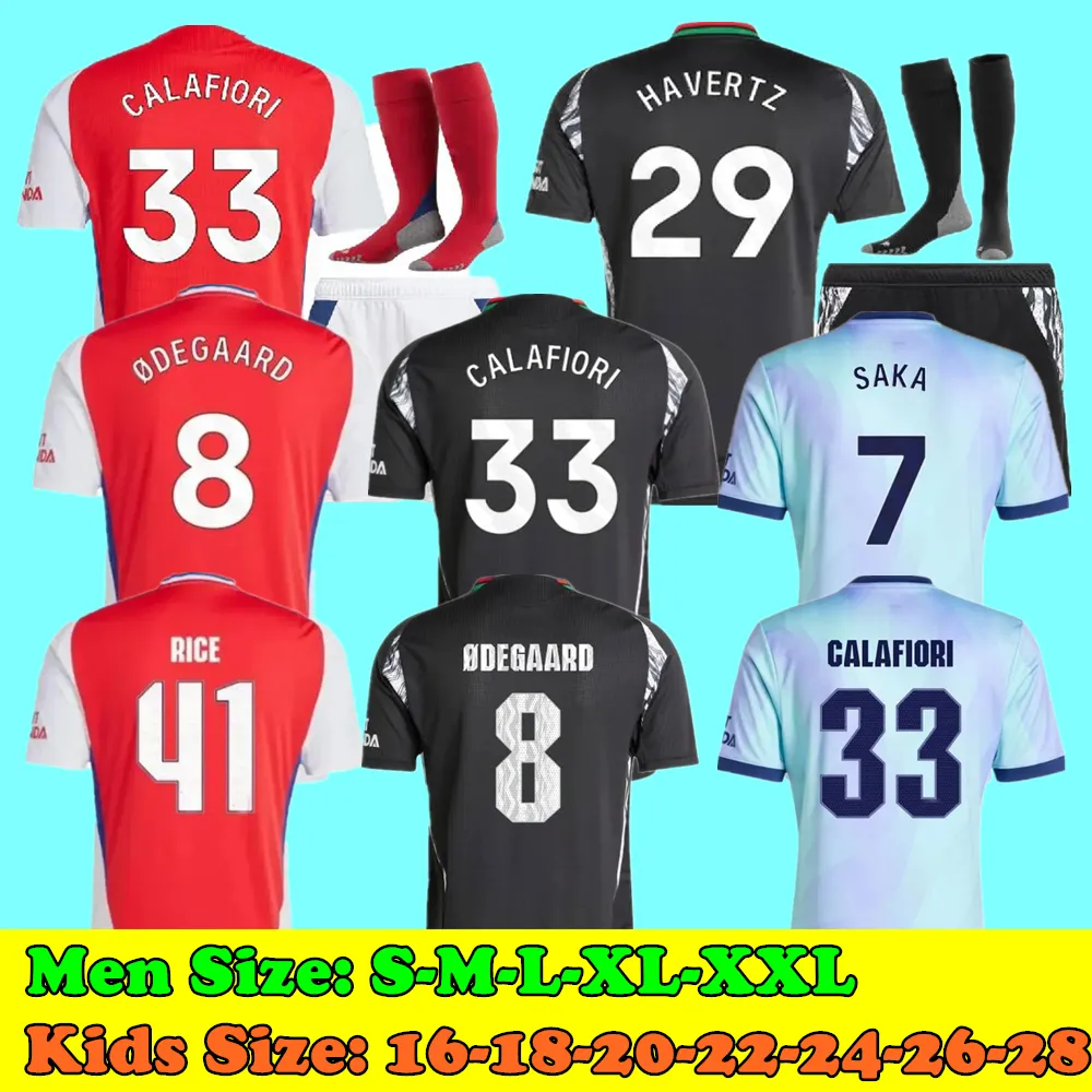 ARSen RICE SAKA 22 23 Soccer Kits Home & Away CALAFIORI MARTINELLI ...