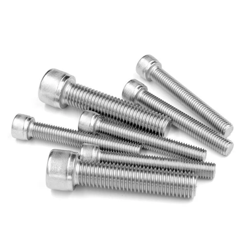 M8 M12 Stainless Steel Cylinder Head Hexagon Screws DIN912 Precision ...