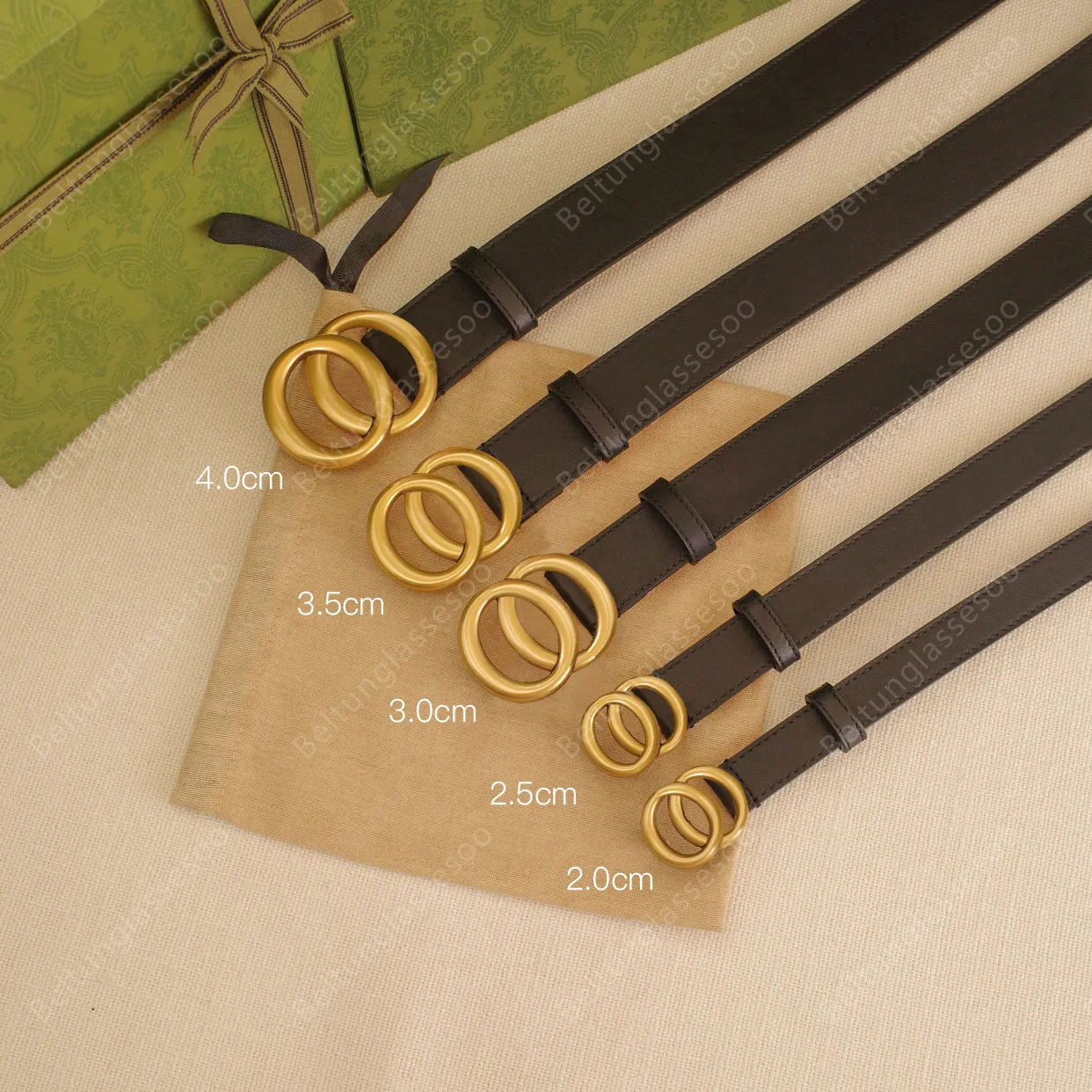 Designer Belts For Men, Premium Fashion Waistband With Bronze Double ...