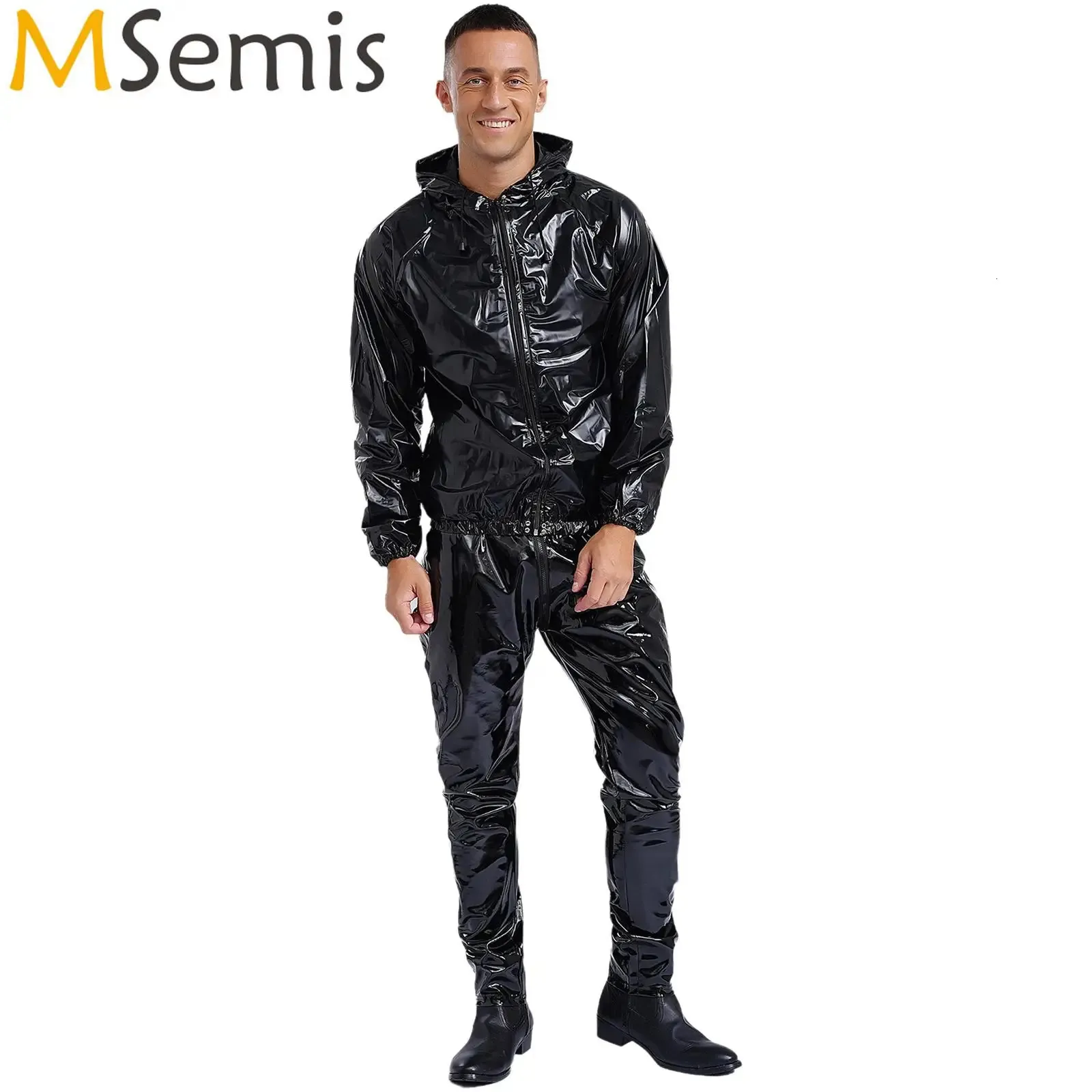 241010 PVC Sauna Sweat Suits For Men And Women Long... From Huang03 ...