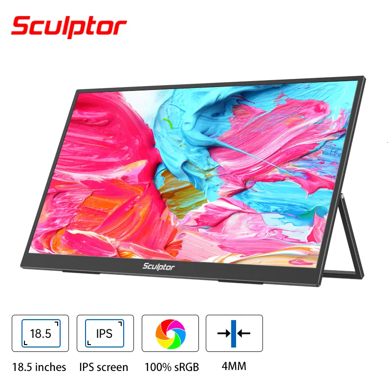 5 Inch Portable Display Screen, 1920x1080, 100Hz, Lightweight For Daily ...