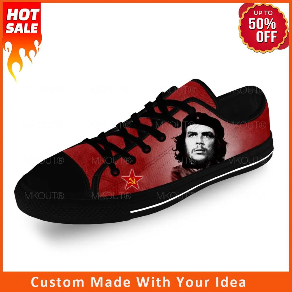 Che Guevara Hero Communism 3D Print Canvas Custom Sneakers Lightweight ...