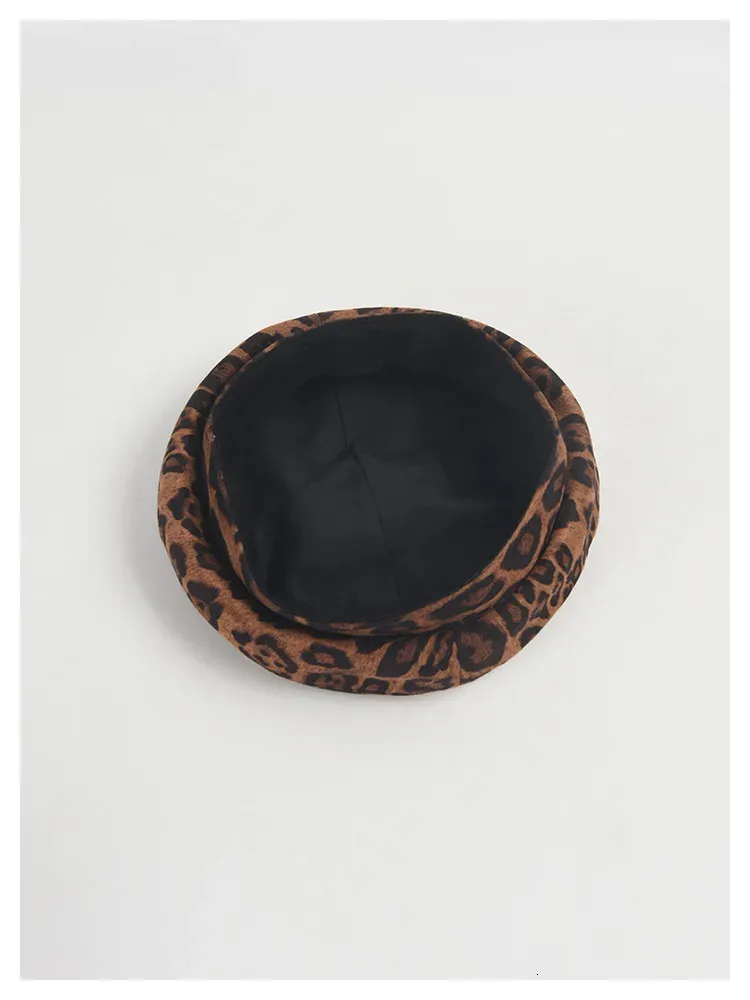Leopard Print Beret: Women's Fashion Winter Hat, Retro Style. Shop Now ...