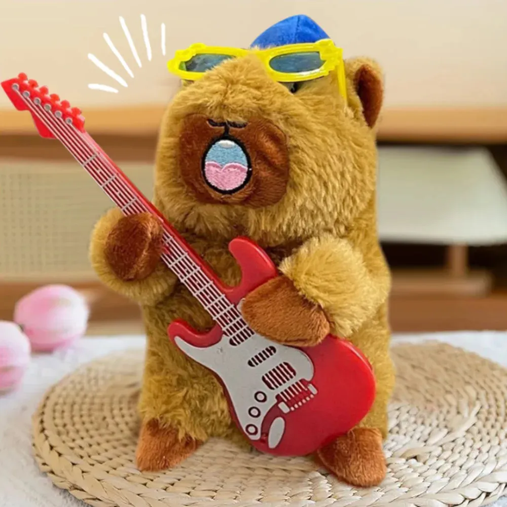 Dancing Plush Capybara Toy: Interactive Musical Pal That Repeats What ...