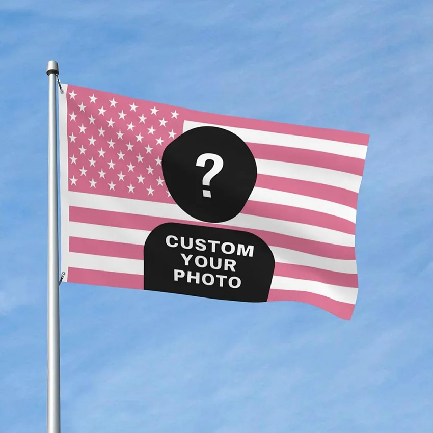 Personalized Pink American Jubilee Flag Tapestry ... From ...