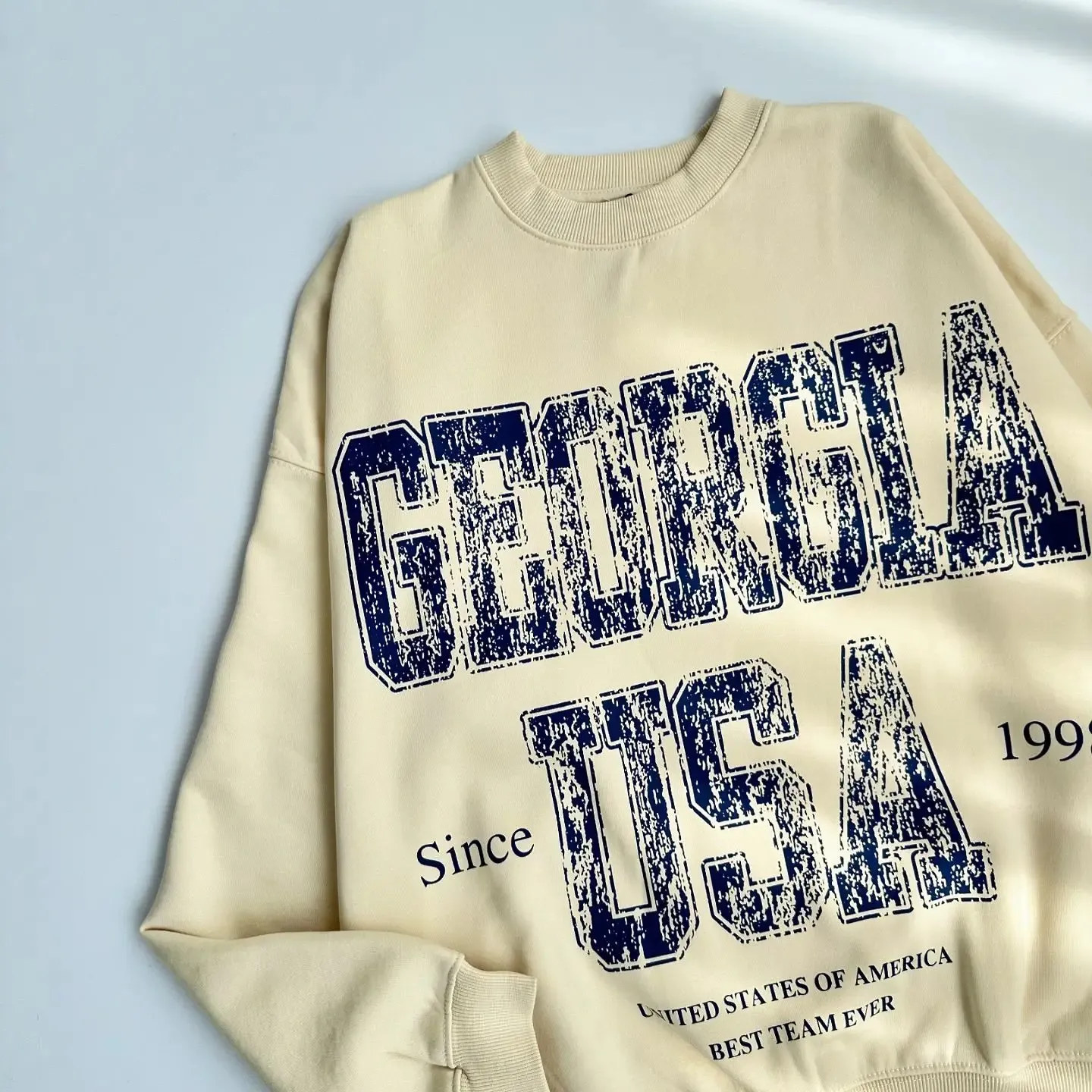 Korean Fashion Oversized Cotton Pullover Sweatshirts: Autumn Classic ...