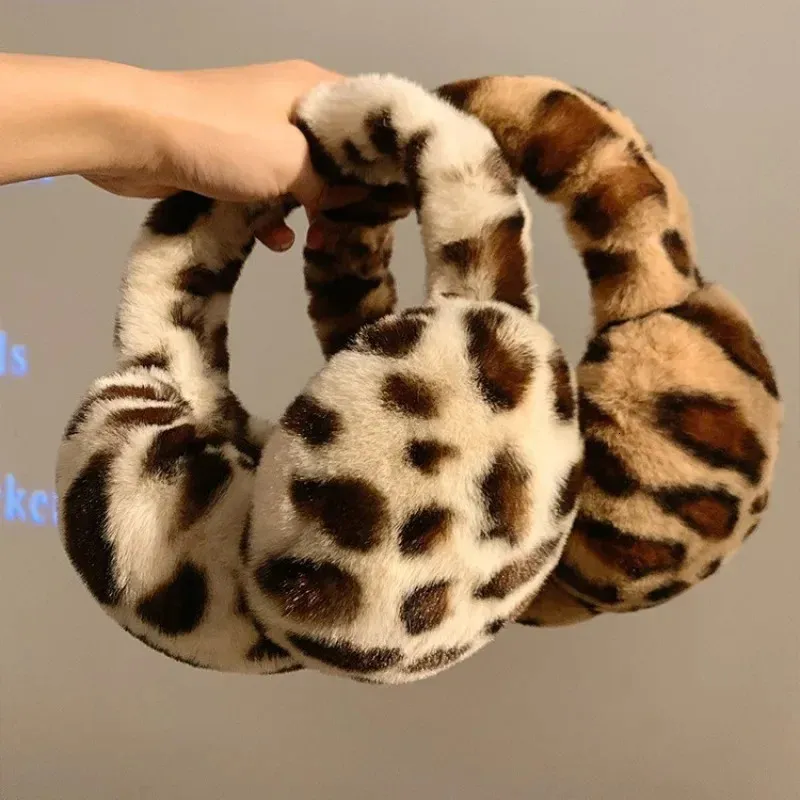 Leopard Print Earmuffs: Winter Warmth & Y2K Style. Shop Now! Cute ...