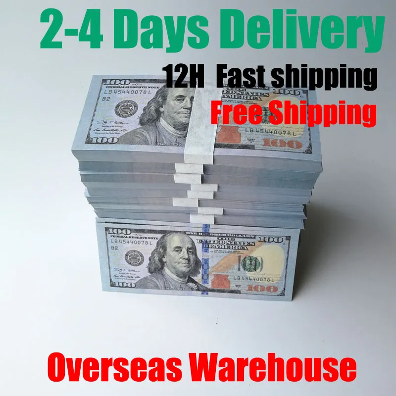 Realistic Movie Movie Cash Prop Banknote Set For Parties US Dollar And ...