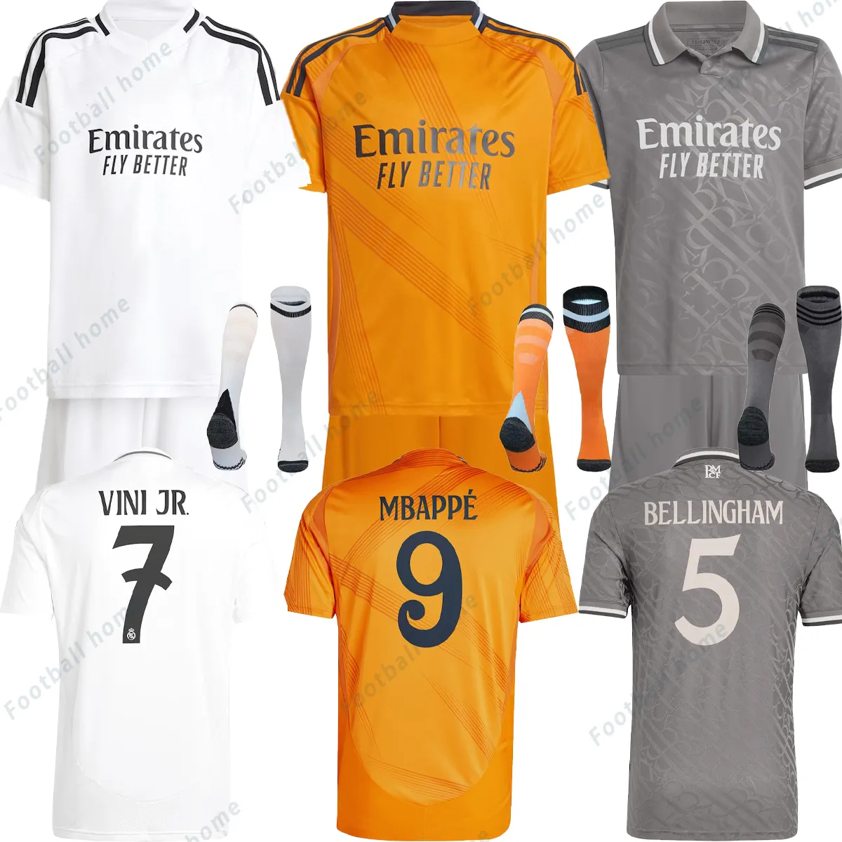 2024 2025 REal MADRIdEs Soccer Jersey Football Shirt BELGHAM VINI JR ...