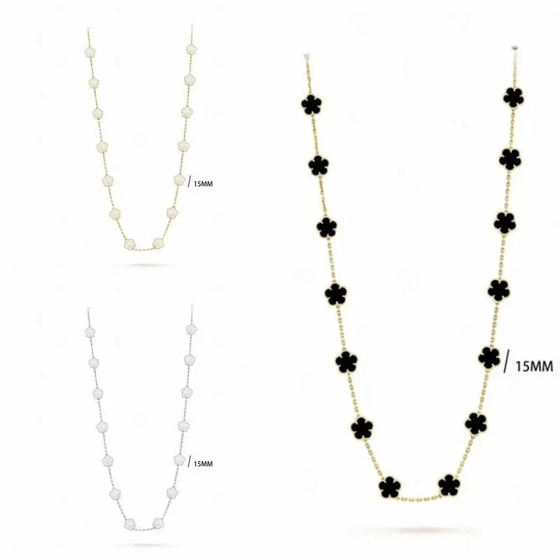 Designer Clover Necklace: 925 Sterling Silver Clover Pendant Necklace ...