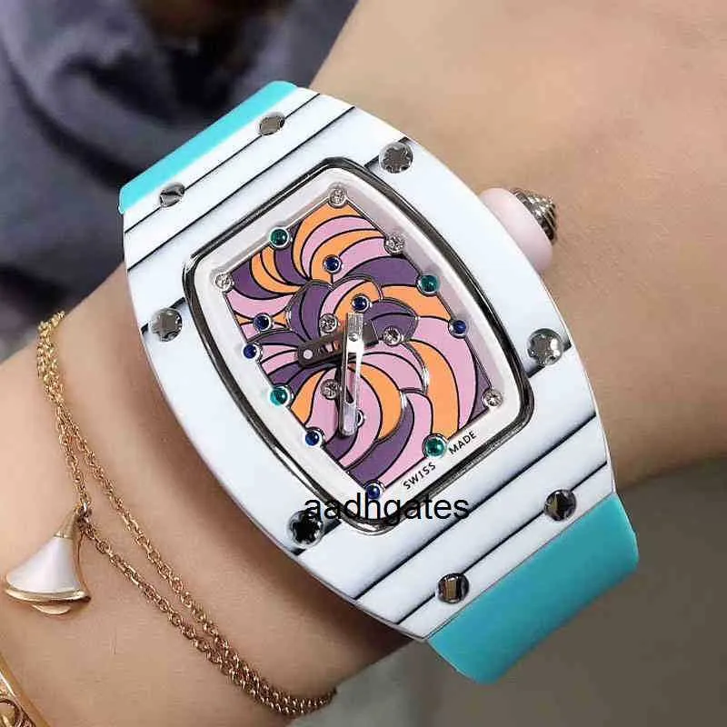 Luxury Wine Barrel Ceramic Skeleton Watch Mechanical07 01 Series 2824 ...