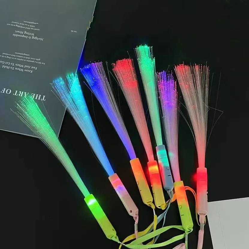 Ni254 LED Fiber Optic Glow Sticks Light Up Glow... From Linxi2015, $0. ...