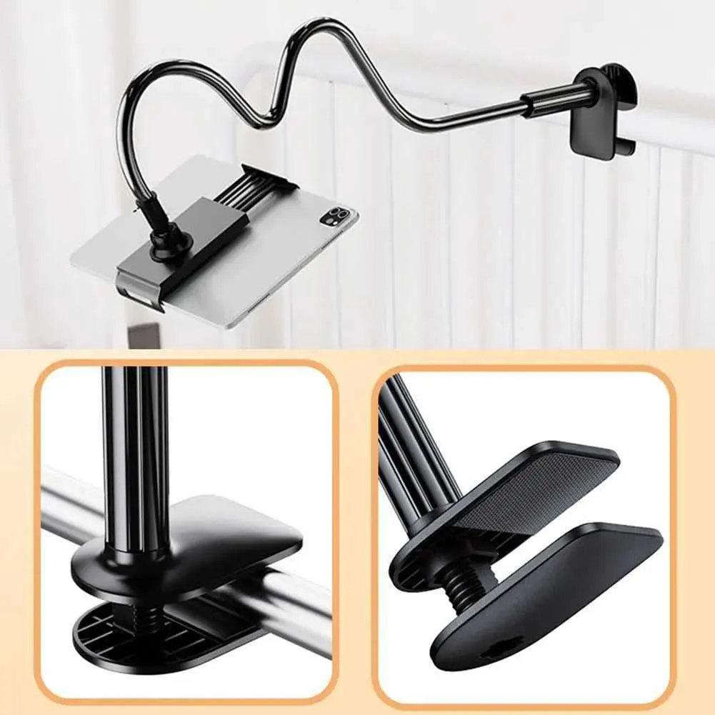 Universal Gooseneck Cell Phone Holder - Flexible Bed & Desk Mount, 360 ...