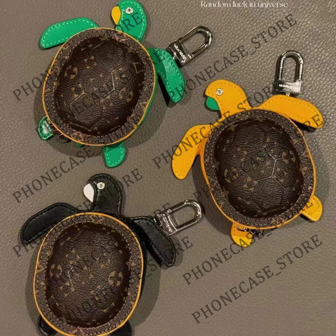 Designer AirPods Pro Case Leather Turtle Protective Cover With Keychain ...