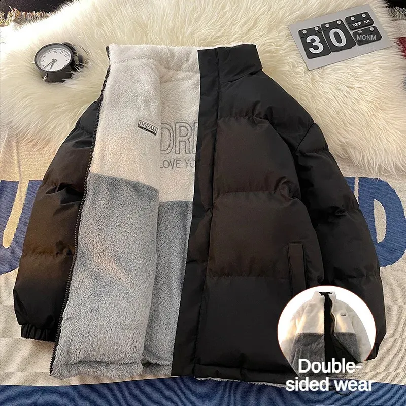Warm & Versatile: Double-Sided Mens Padded Jacket - Shop Now! from ...