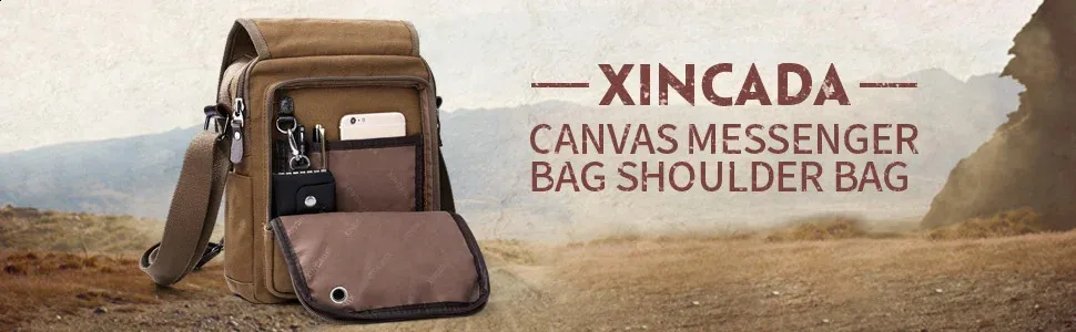 Canvas Messenger Backpack for Men - Travel, Business & Everyday Use ...
