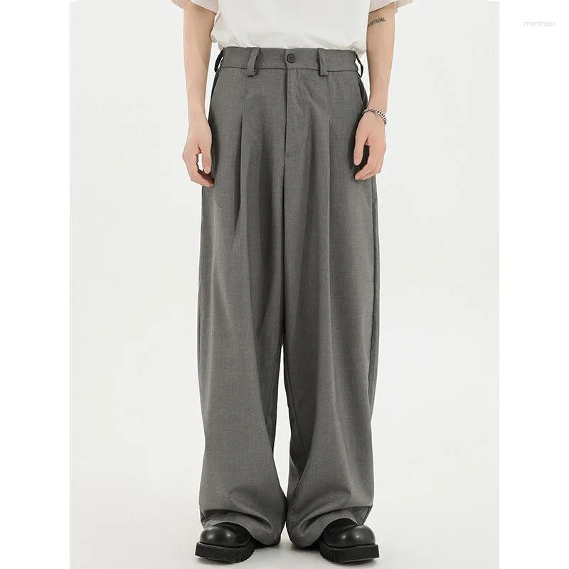 EON MODISH 24 Mens High Casual Mens Wide Leg Trousers Autumn EON MODISH 24 Mens High Casual Mens Wide Leg Trousers Autumn