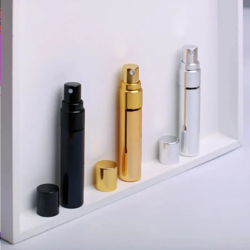 Mini 5ml Aluminium Spray Atomizer 10ml Refillable Perfume Atomiser With ...